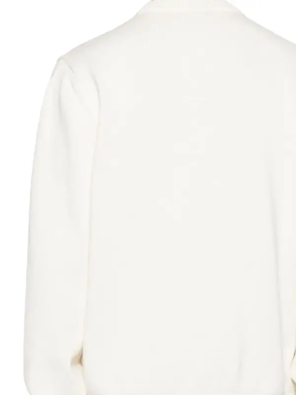 Gucci Logo Intarsia Knit Jumper - White