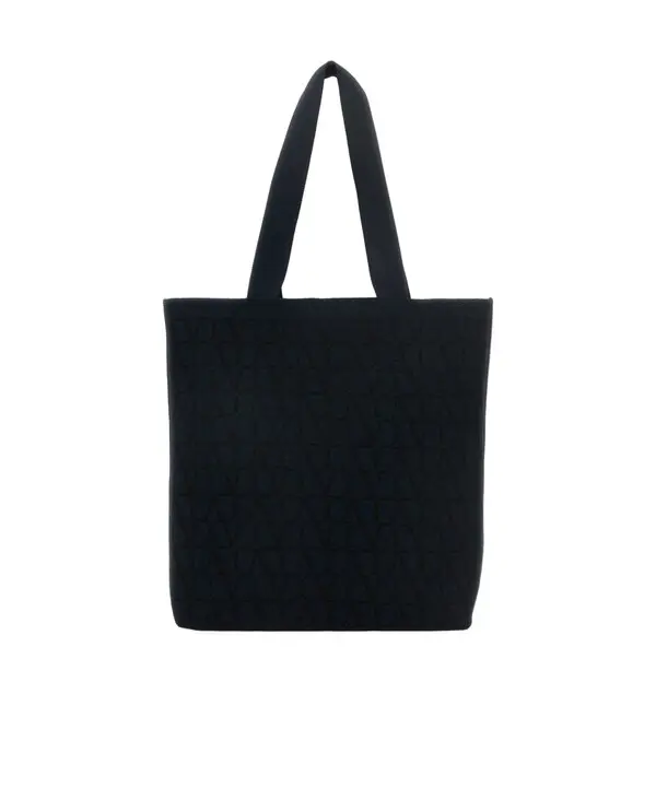 Valentino Garavani Toile Iconographe Top Handle Bag - Midnight Blue