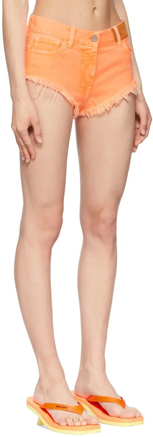 Palm Angels Denim Hot Shorts