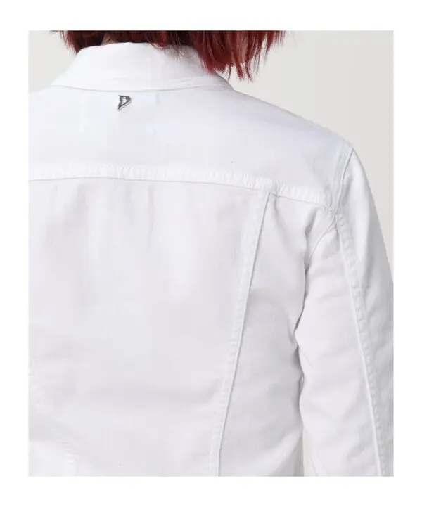 DONDUP Garment-dyed Denim Jacket - White