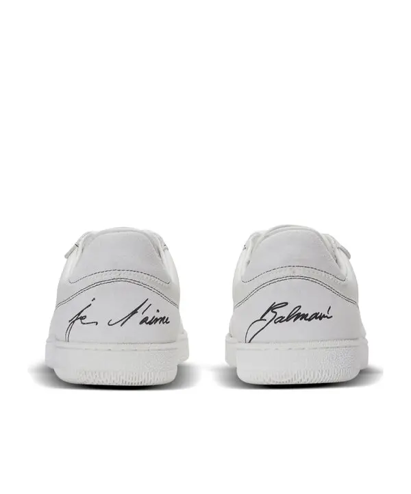 Balmain Swan Trainers - White