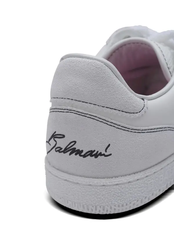 Balmain Swan Trainers - White