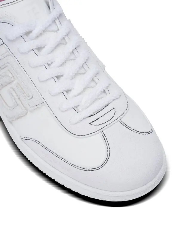 Balmain Swan Trainers - White