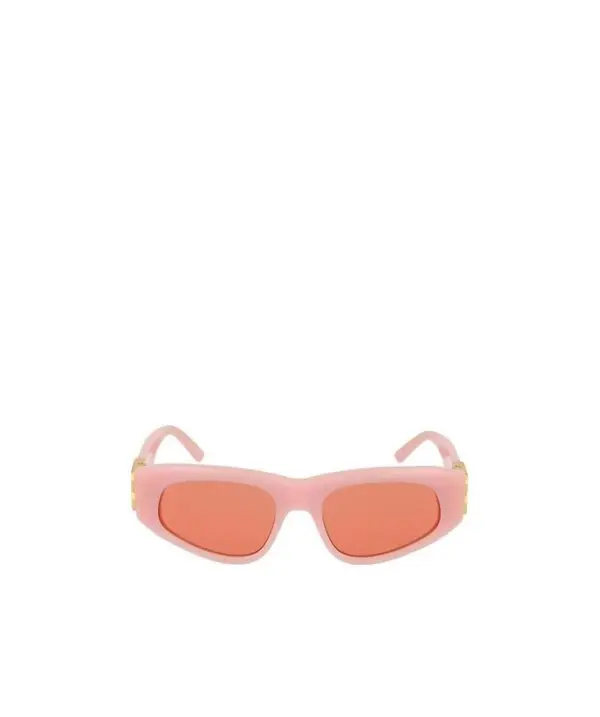 Balenciaga Rectangular Frame Sunglasses - Pink