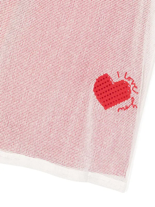 Stella McCartney Heart Embroidered Layered Dress