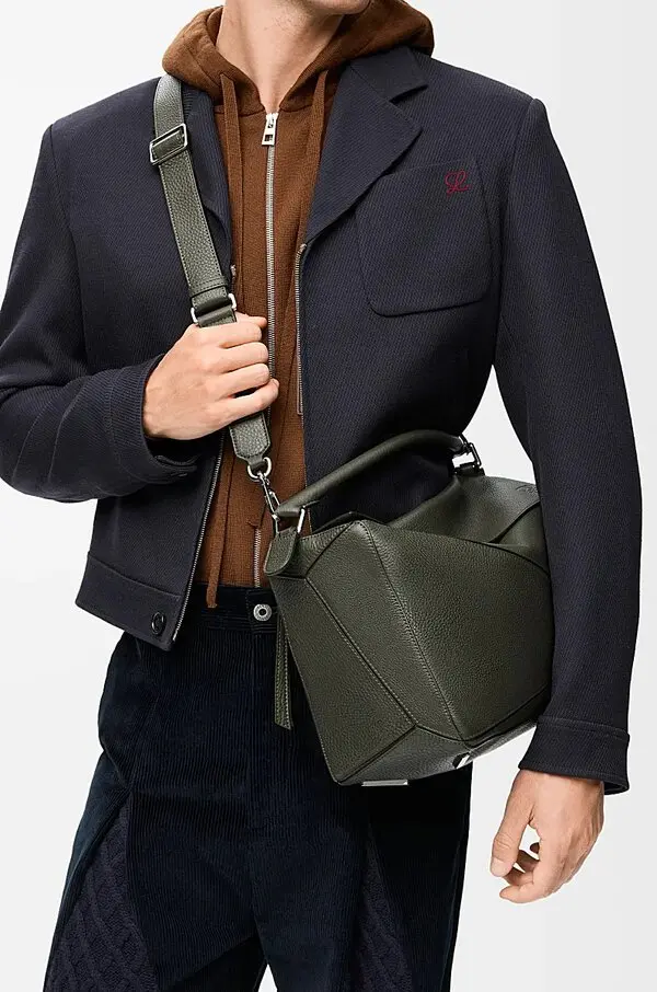 Loewe Large Puzzle Leather Shoulder Bag