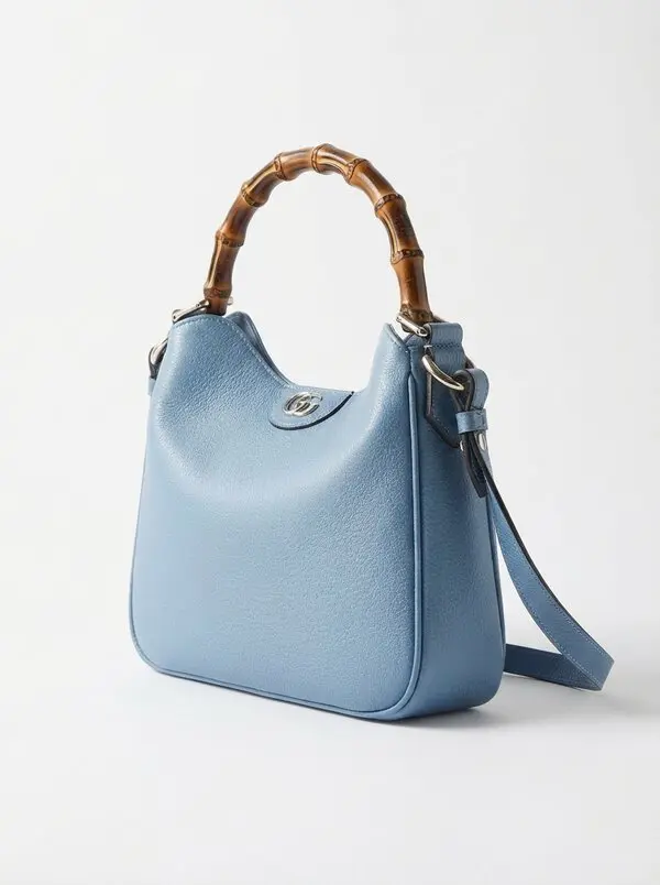 Gucci Diana Small Shoulder Bag With Bamboo Handle - Gradient Light Blue
