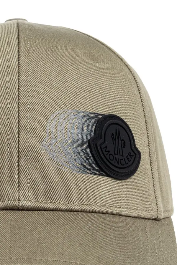 Moncler Logo Patch Baseball Cap - Green