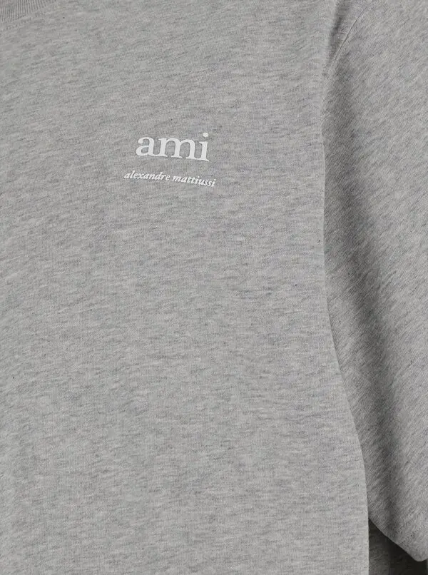 AMI Paris Logo Crewneck T-shirt