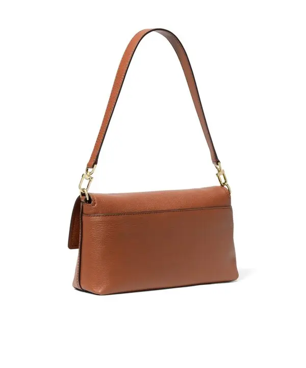 Michael Kors Addie Medium Leather Convertible Shoulder Bag