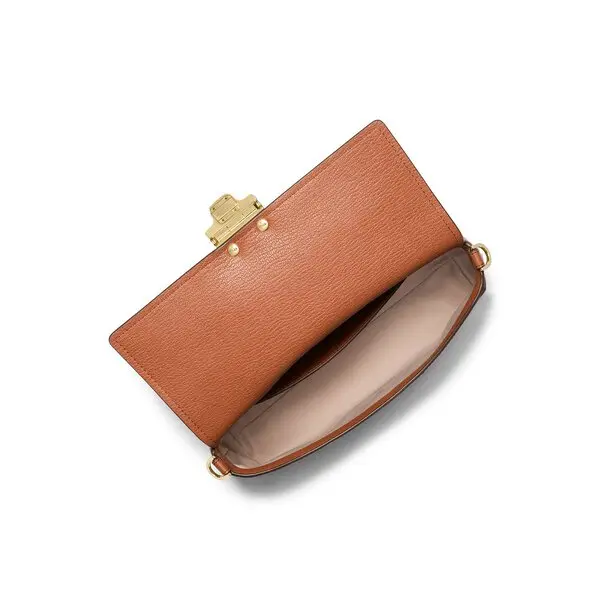Michael Kors Addie Medium Leather Convertible Shoulder Bag