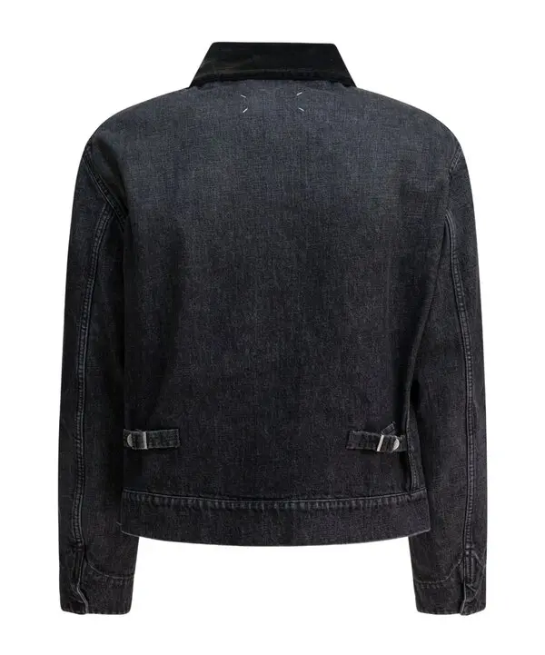 MAISON MARGIELA Distressed Denim Jacket - Black