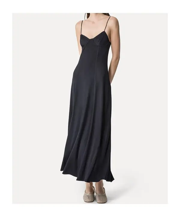FORTE_FORTE Spaghetti Strap Maxi Dress