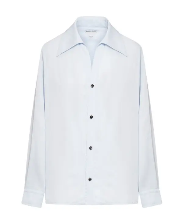 Bottega Veneta Long Sleeve Twill Shirt - No