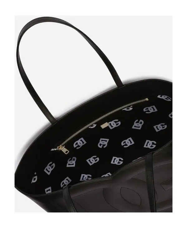 Dolce & Gabbana Logo Embossed Shopper Bag