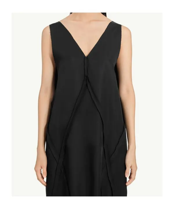 MAISON MARGIELA Sleeveless V-neck Mini Dress