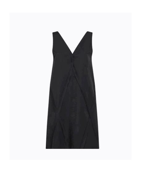 MAISON MARGIELA Sleeveless V-neck Mini Dress - Black