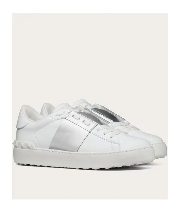 Valentino Garavani Open Sneaker With Metallic Stripe
