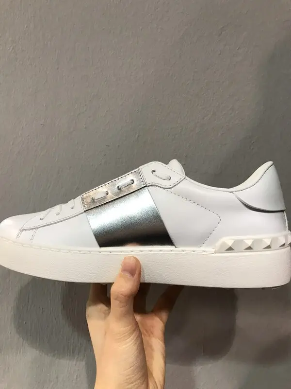 Valentino Garavani Open Sneaker With Metallic Stripe
