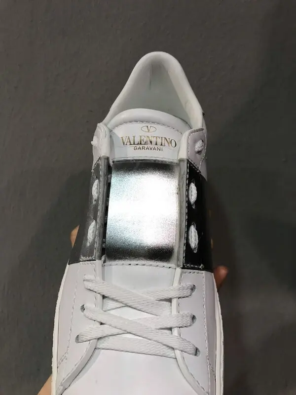Valentino Garavani Open Sneaker With Metallic Stripe