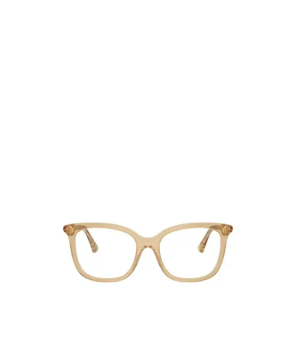 Burberry Square Frame Eyeglasses - Nude