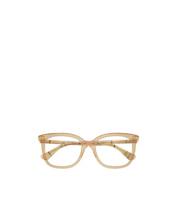 Burberry Square Frame Eyeglasses - Nude
