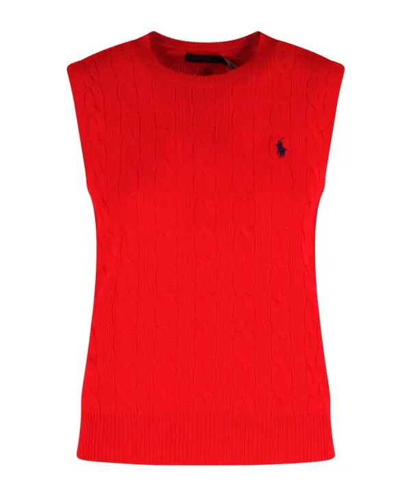 Polo Ralph Lauren Cable-knit Vest - Red