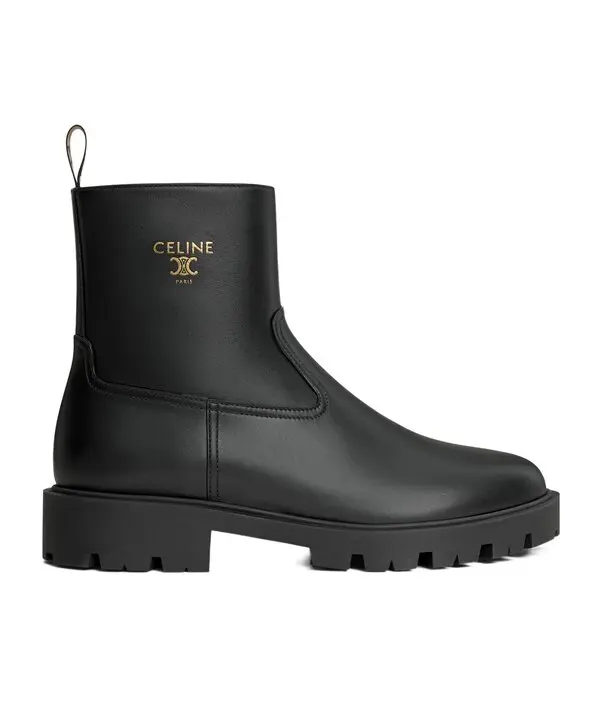 Celine Margaret Boot In Calfskin