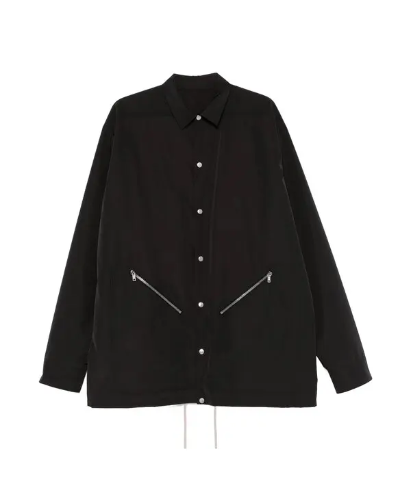Rick Owens Tour Coat With Drawstring Hem