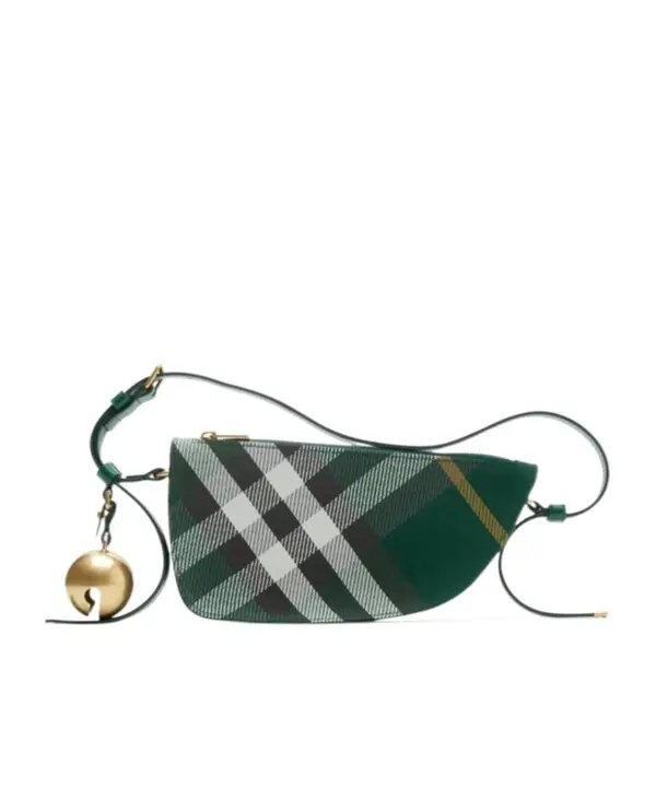 Burberry Mini Shield Bell Charm Shoulder Bag