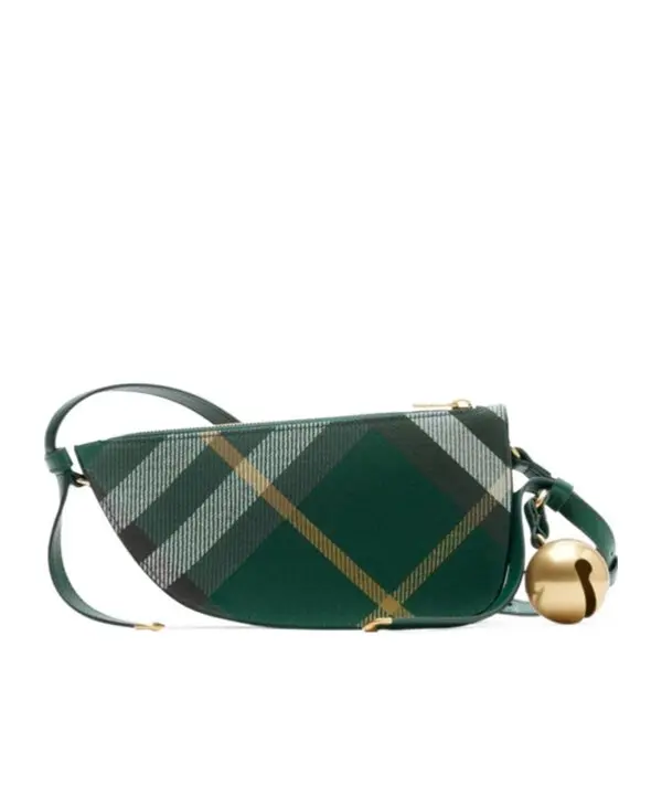 Burberry Mini Shield Bell Charm Shoulder Bag