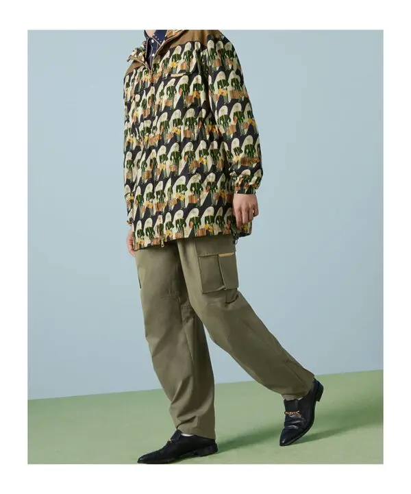 Gucci Wide-leg Cargo Pants With Monogram Detail