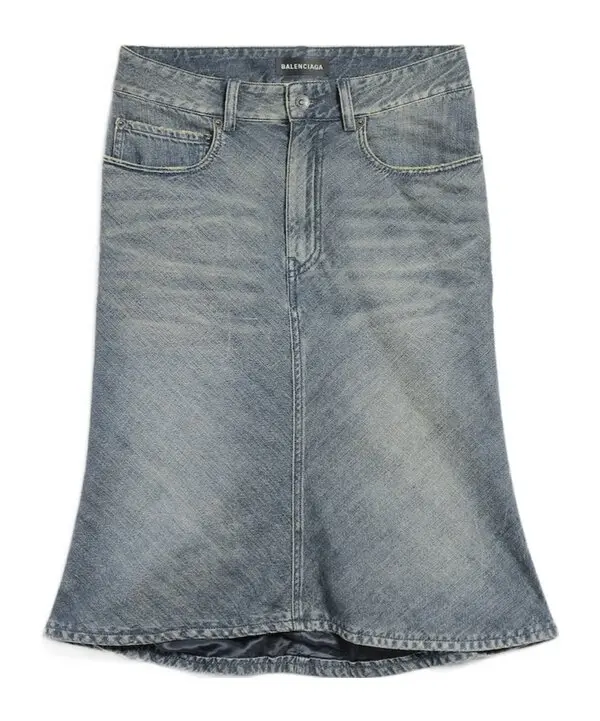 Balenciaga Godet Mini Skirt