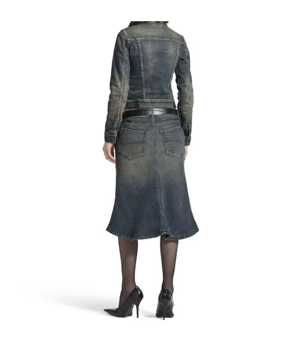 Balenciaga Godet Mini Skirt