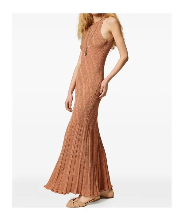 TWINSET Lurex-detail Maxi Dress
