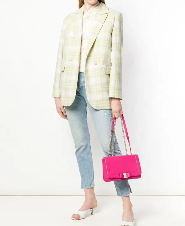 FERRAGAMO Vara Shoulder Bag - Pink