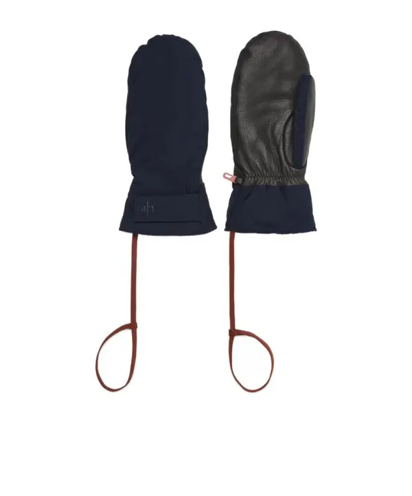 Loro Piana Durango Mittens - Navy Blue