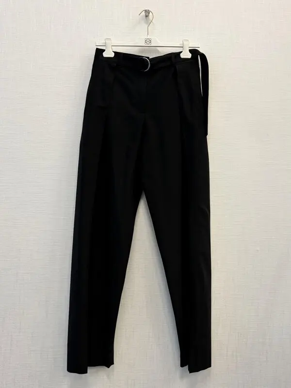 Loewe Pleat Detailed Belted Trousers