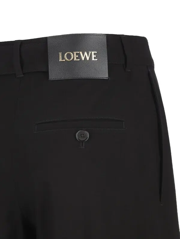 Loewe Pleat Detailed Belted Trousers