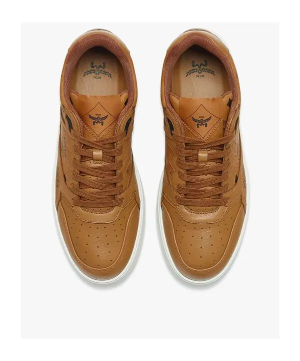 Mcm Neo Derby Visetos Lace-up Sneakers