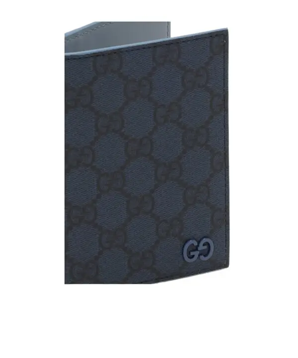 Gucci Blue Interior Gg Passport Case