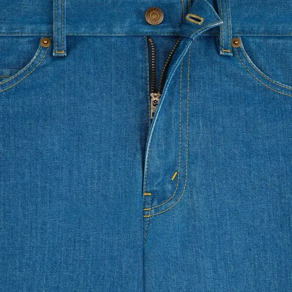 Celine Flared Jeans In Cotton Denim