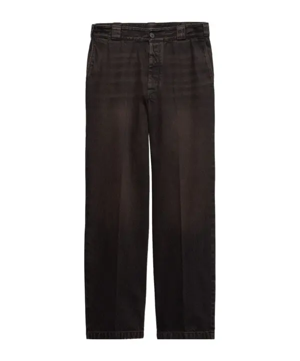 Prada Button Detailed Mid-rise Jeans