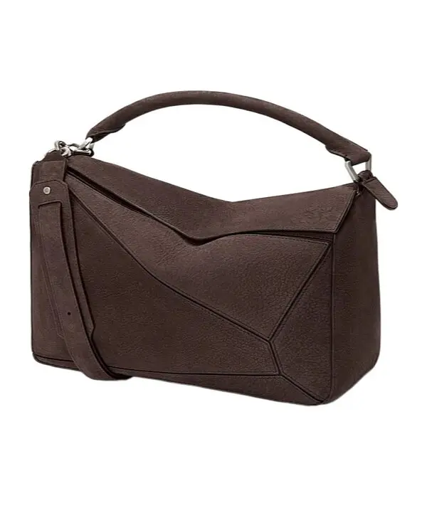 Loewe Large Puzzle Tote Bag - Dark Chestnut
