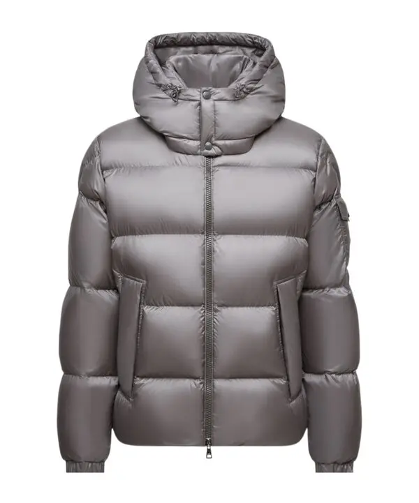 Moncler Logo Patch Hooded Puffer Jacket