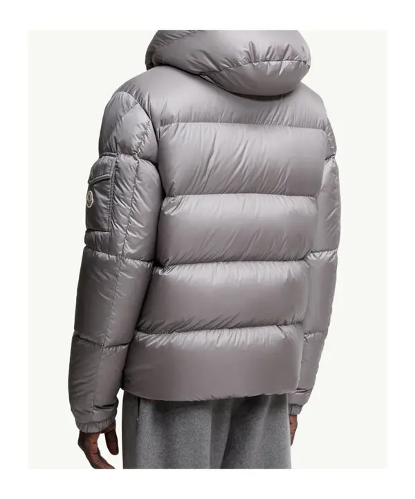 Moncler Logo Patch Hooded Puffer Jacket