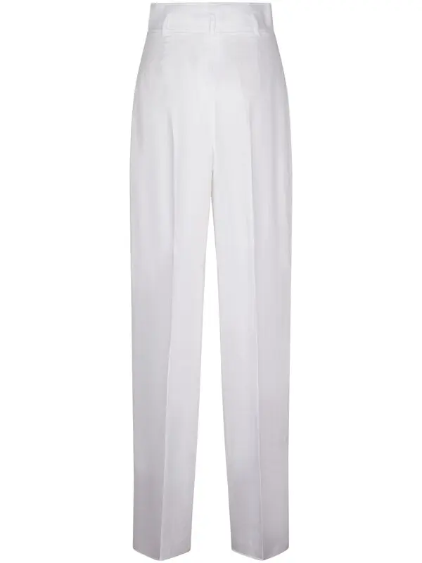 Max Mara Materia Belted Wide-leg Pants
