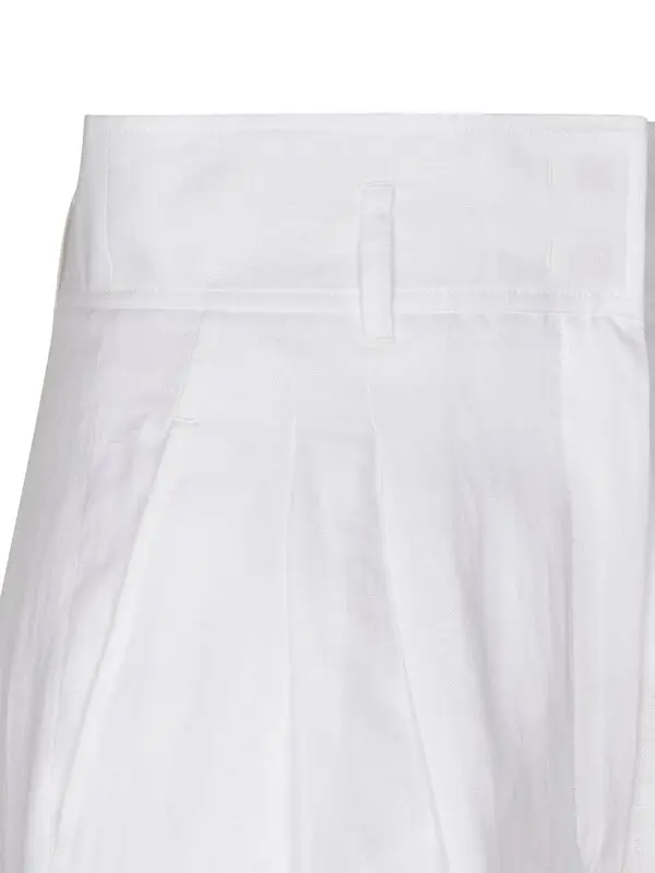 Max Mara Materia Belted Wide-leg Pants
