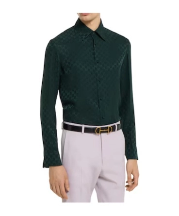 Gucci Gg Jacquard Shirt