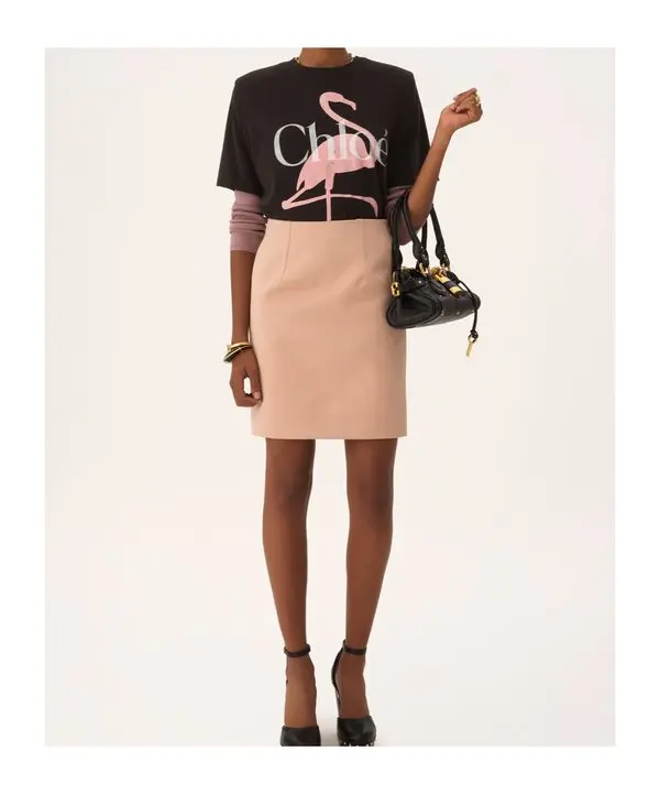 Chloé Generous Logo Crewneck T-shirt
